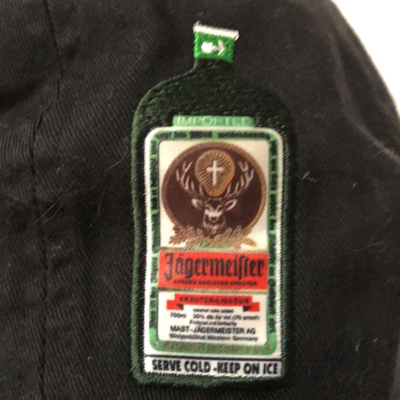 Accessories | Jagermeister Patch Leather Strap Black Hat Cap Embroidery ...